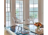 MISS LACY | Stainless steel chair By Driade design Philippe Starck