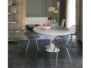 MISS LACY | Stainless steel chair By Driade design Philippe Starck