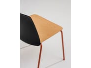 MIXU Polypropylene and plywood stackable chair By Arper | design Gensler