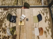 MIXU Polypropylene and plywood stackable chair By Arper | design Gensler