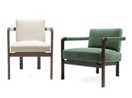 MONTGOMERY Upholstered fabric chair with armrests By Giorgetti | design ...
