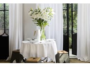 Solid-color washable polyester fabric for curtains MONTMARTRE Palace ...