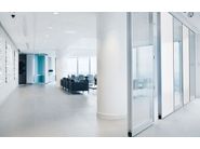 Glass operable wall MOVEO By Dormakaba