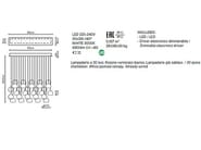 Direct light crystal pendant lamp MULTISPOT BELUGA | Pendant lamp ...