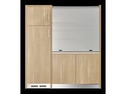 ZEUS K109 Hideaway wooden mini kitchen By Mobilspazio