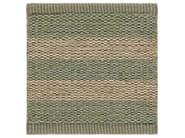 Rectangular striped wool rug NARROW STIPE ICON By Kasthall