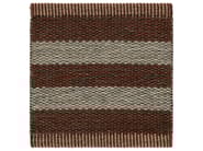 Rectangular striped wool rug NARROW STIPE ICON By Kasthall