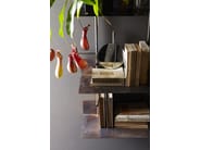 Wall-mounted copper bookcase NAVIGLI By Gallotti&Radice design Massimo ...