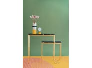 Marble console table NESTED By Cider Edition design Julien Vidame