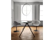 Swivel upholstered leather chair NEW LADY SOFT CALYX - 07G New Lady ...