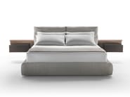 NEWBRIDGE Fabric double bed with upholstered headboard By Flexform | design Carlo Colombo