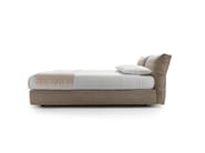 Upholstered fabric storage bed NEWBRIDGE SOFT By Flexform design Carlo Colombo