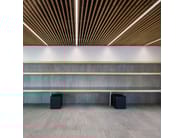 Open slats ceiling Wooden ceiling panels By NODOO