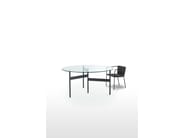 NOTES | Round table Round glass and steel table By Living Divani ...