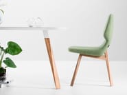 OBLIQUE Upholstered chair By prostoria | design Numen / For Use