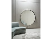 Round wall-mounted mirror OBLO’ By Casamilano design Pietro Russo