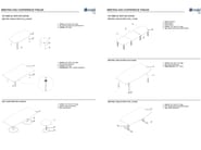 OGI | Rectangular meeting table Ogi Collection By MDD