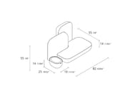 Sectional modular sofa OKOME O04 Okome Collection By Alias design Nendo