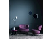 OLEANDRA Tufted velvet easy chair By Bodema | design Giuseppe Manzoni