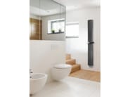 Wall-mounted aluminium decorative radiator OTHELLO MONO SLIM By RIDEA