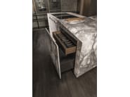 OZONE Stone kitchen with island By Henge | design Massimo Castagna