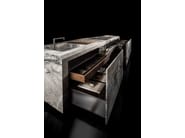 OZONE Stone kitchen with island By Henge | design Massimo Castagna