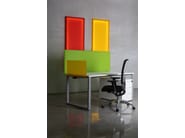 Sound absorbing plexiglass workstation screen desktop partition Office ...