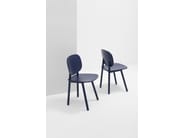 PADDLE Wooden chair By CRUSO | design Benoît Deneufbourg