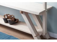 Solid wood bench / hallway unit PANKA By Xilolab