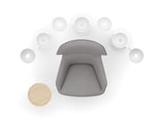 Free standing room divider PARA VERT By Brunner design Ippolito Fleitz ...