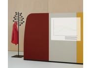 Sound absorbing free standing fabric workstation screen PARAVAN By ...