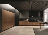 PEPPER 02 Linear kitchen with handles By Composit | design Bizzarri Design Associati