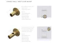 TUBE CONNECTING SYSTEM MODULATION N°16 Storage wall By P&G KONZEPT