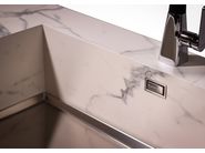 Undermount stainless steel sink PHANTOM BASE 40X40 INOX Phantom ...