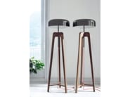 PILEO | Floor lamp Walnut floor lamp By Porada | design Sovrappensiero