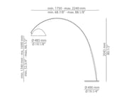 PLUMA | Lampada da terra Collezione Pluma By Estiluz design Estudi Ribaudí