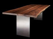 Solid wood table PLURIMA By Tabula