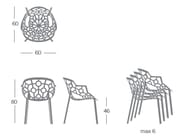 POLO | Sedia impilabile By Segis design Archirivolto