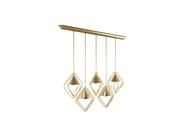 Brass pendant lamp PORTMAN By Porustudio