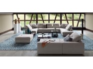PRÉFACE 4 seater fabric sofa By Roche Bobois