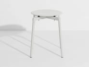 FROMME Low stackable powder coated aluminium stool By Petite Friture | design Tom Chung