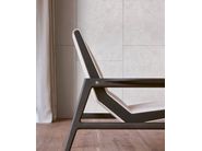 IPANEMA Leather armchair with armrests By Poliform | design Jean-Marie ...