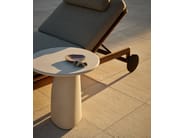 STRATA Round garden side table By Poliform