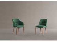 CONCHA 905 Upholstered fabric chair By Potocco | design Stephan Veit