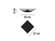 Ceiling lamp QUADRA ICE By Vibia design Proli Diffusion Studio