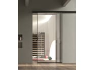 QUADRO-MOVE BASIC Glass sliding door By BLUINTERNI