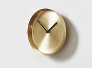 Wall-mounted brass clock RADIAL By DesignByThem