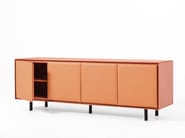 MDF and leather sideboard with doors and drawers RAMELLA By VIP Saloti