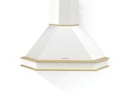 Corner cooker hood with integrated lighting Class D RANCH ANGOLO By FABER