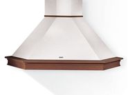Corner cooker hood with integrated lighting Class D RANCH ANGOLO By FABER